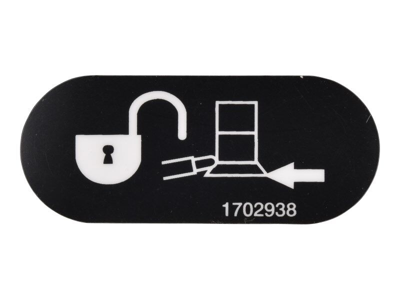 DECAL, SOFT TOUCH OVERRIDE | MJ Equipment