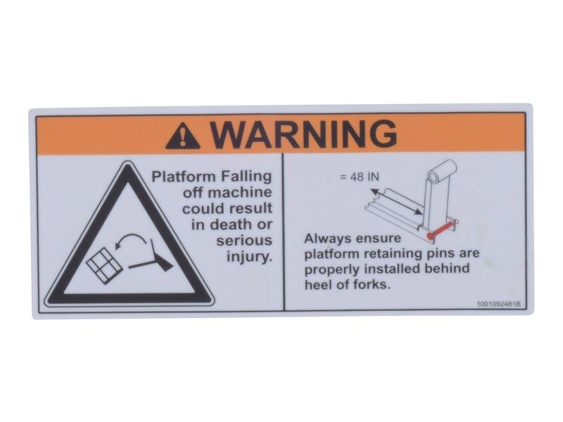DECAL, WARNING ATTACHMENT | MJ Equipment