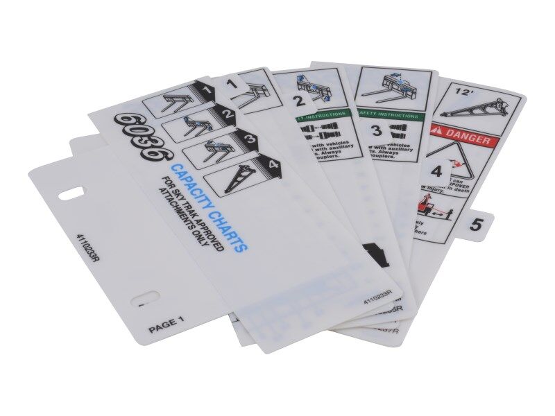 LOAD CHART BOOKLET | MJ Equipment